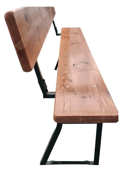 Noha lavice pivního setu 23cm Premium s opěrkou strana Levá | FAVI.cz