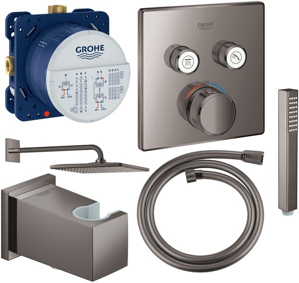 Set podomítková vanová baterie se sprchou Grohe Grohtherm SmartControl ...