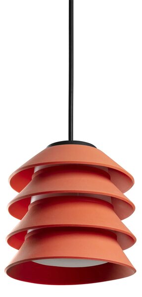 Faro Toba E27 závěsné venkovní svítidlo IP65 OranžováHáček | FAVI.cz