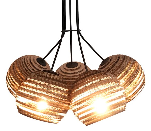 Papírový lustr z kartonu BUBBLES 5 | FAVI.cz