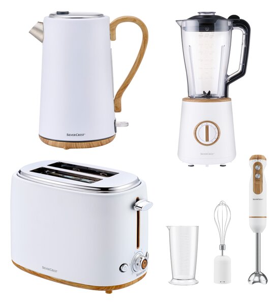 Silvercrest® Kitchen Tools Sada kuchyňských spotřebičů, 4dílná, bílá ...
