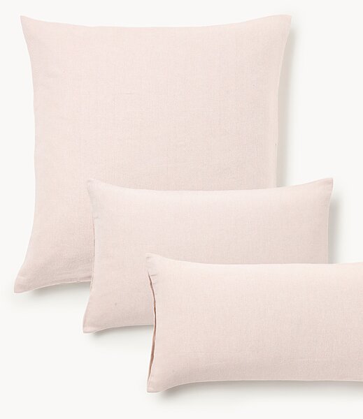 Flanelový povlak na polštář se vzorem rybí kosti Wanda | FAVI.cz