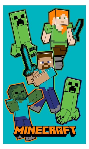 Dětský ručník Minecraft Crawler 30x50 cm | FAVI.cz