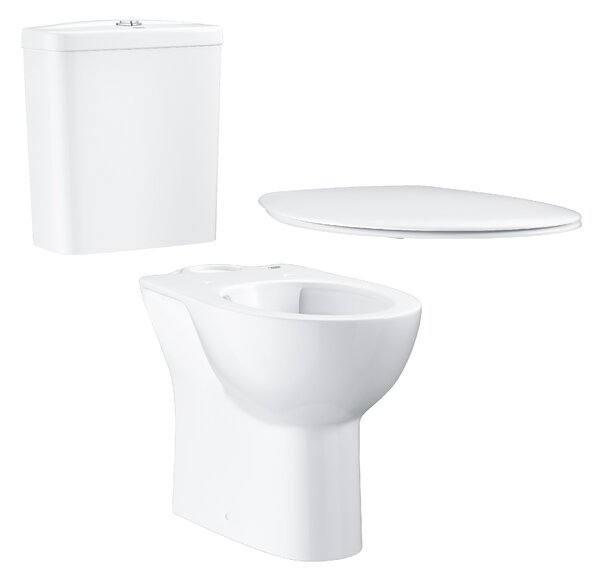 Set záchodová mísa Grohe Bau Ceramic 39349000, wC splachovače Grohe Bau ...